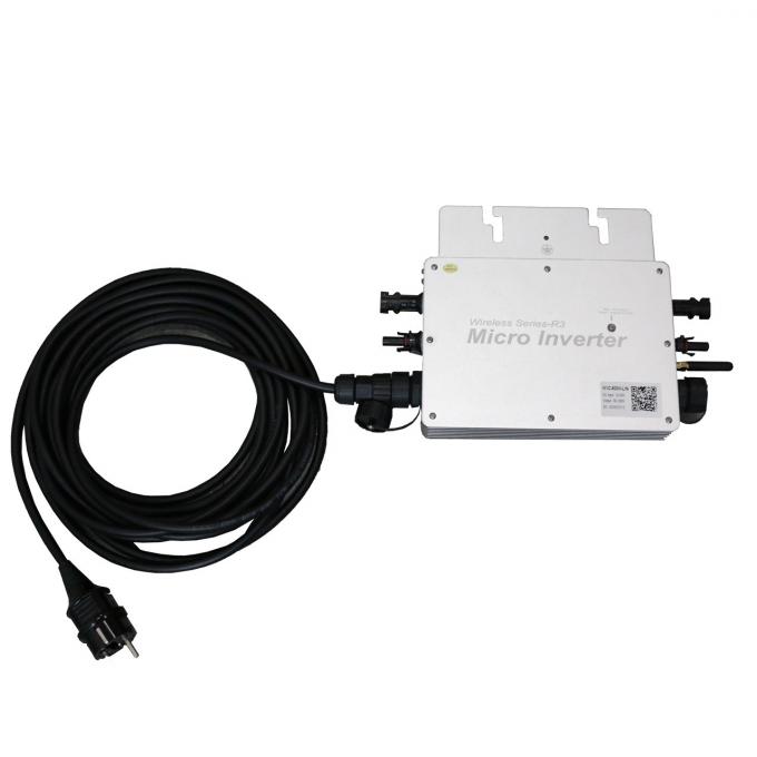 Solar System WVC 600 Micro Inverter Ip65 Silver Grid Connected Micro Inverter